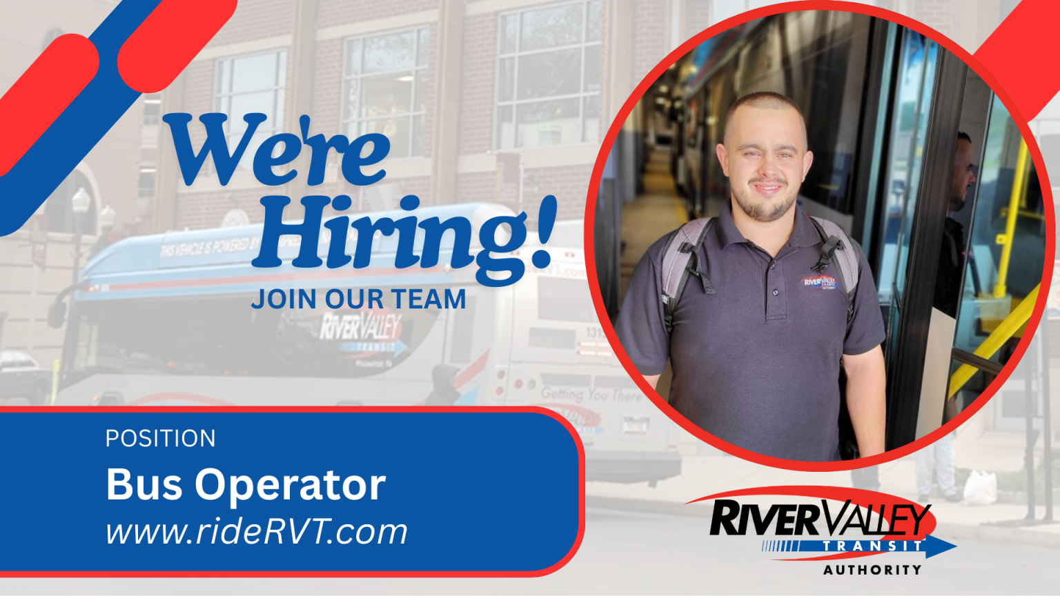 Employment – Full Time Bus Operator (August 2025) – River Valley ...