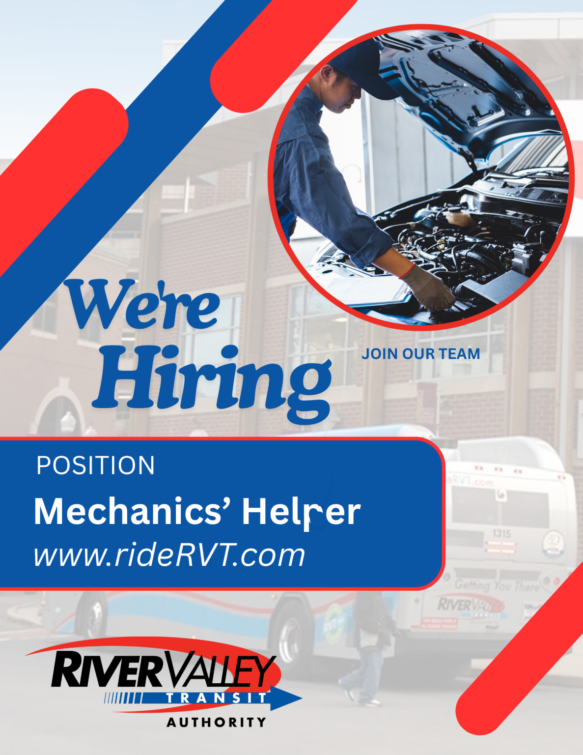 Employment – Full Time Mechanics’ Helper 02/09/26 – River Valley ...